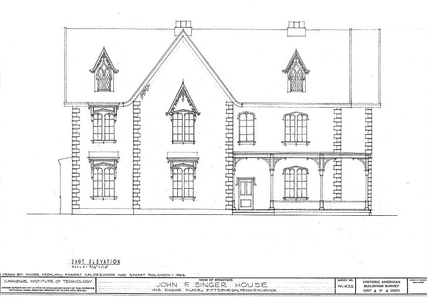 Singer House: Architecture from the Historic American Buildings Survey