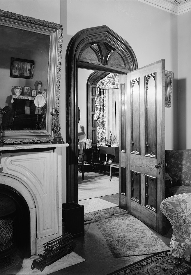Singer House: Interior from Historic American Buildings Survey