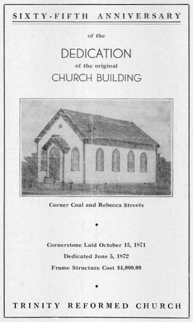 Trinity Reformed Church of Wilkinsburg to Arc of the Covenant UHCA ...
